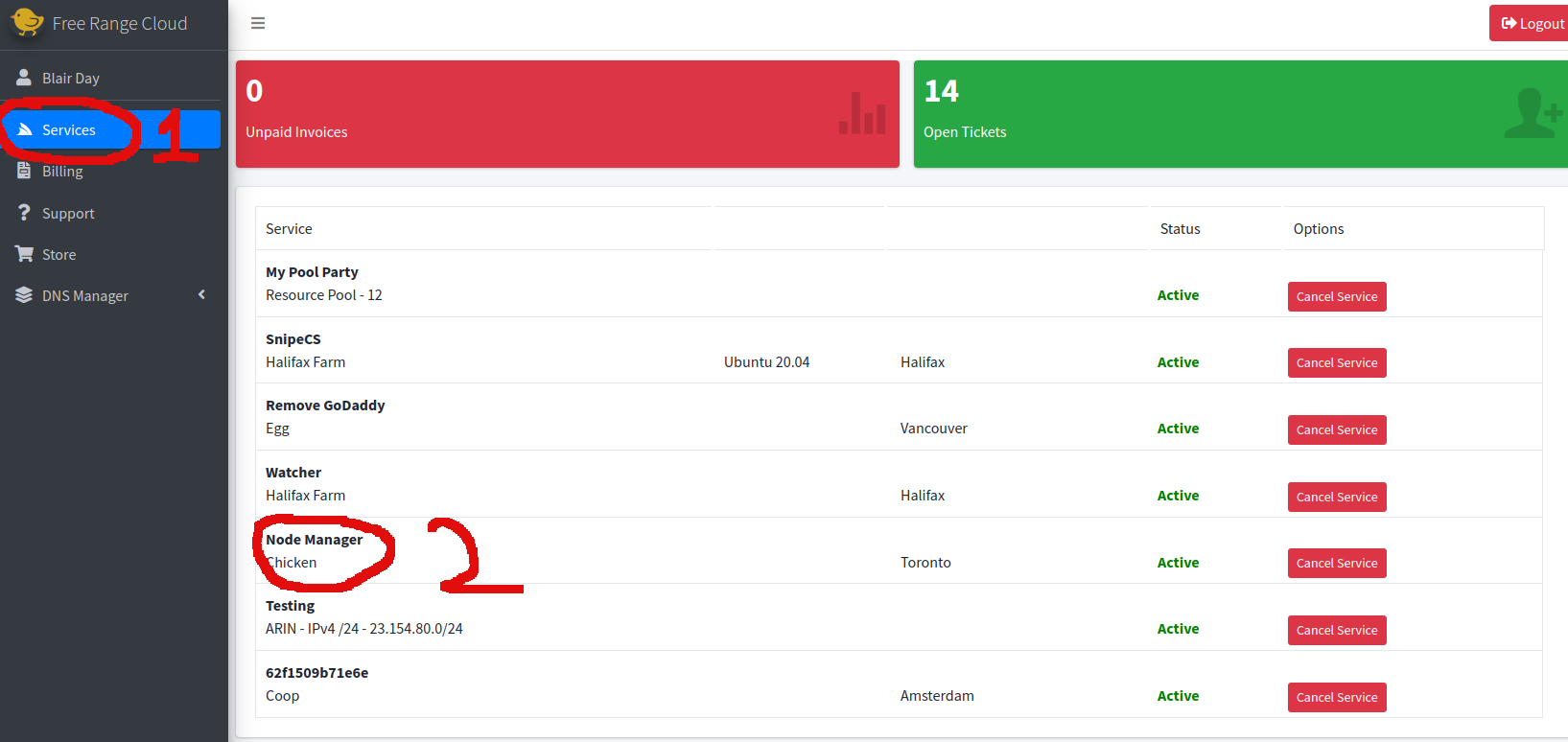 Setting Reverse DNS | Free Range Cloud Docs